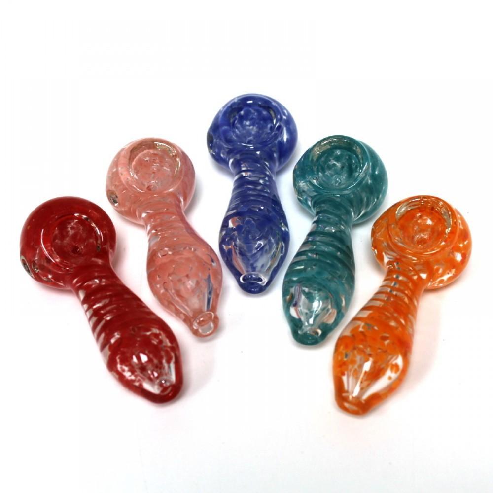 Solid Color Swirl Pipe – Hempyz Smoke Shop
