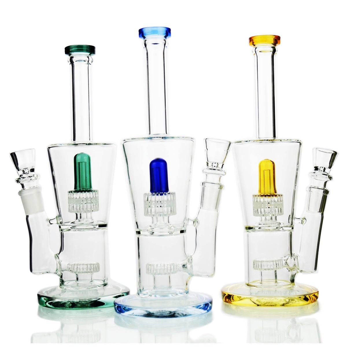 Conical Can Bong w/ Double Matrix Perc – Hempyz Smoke Shop